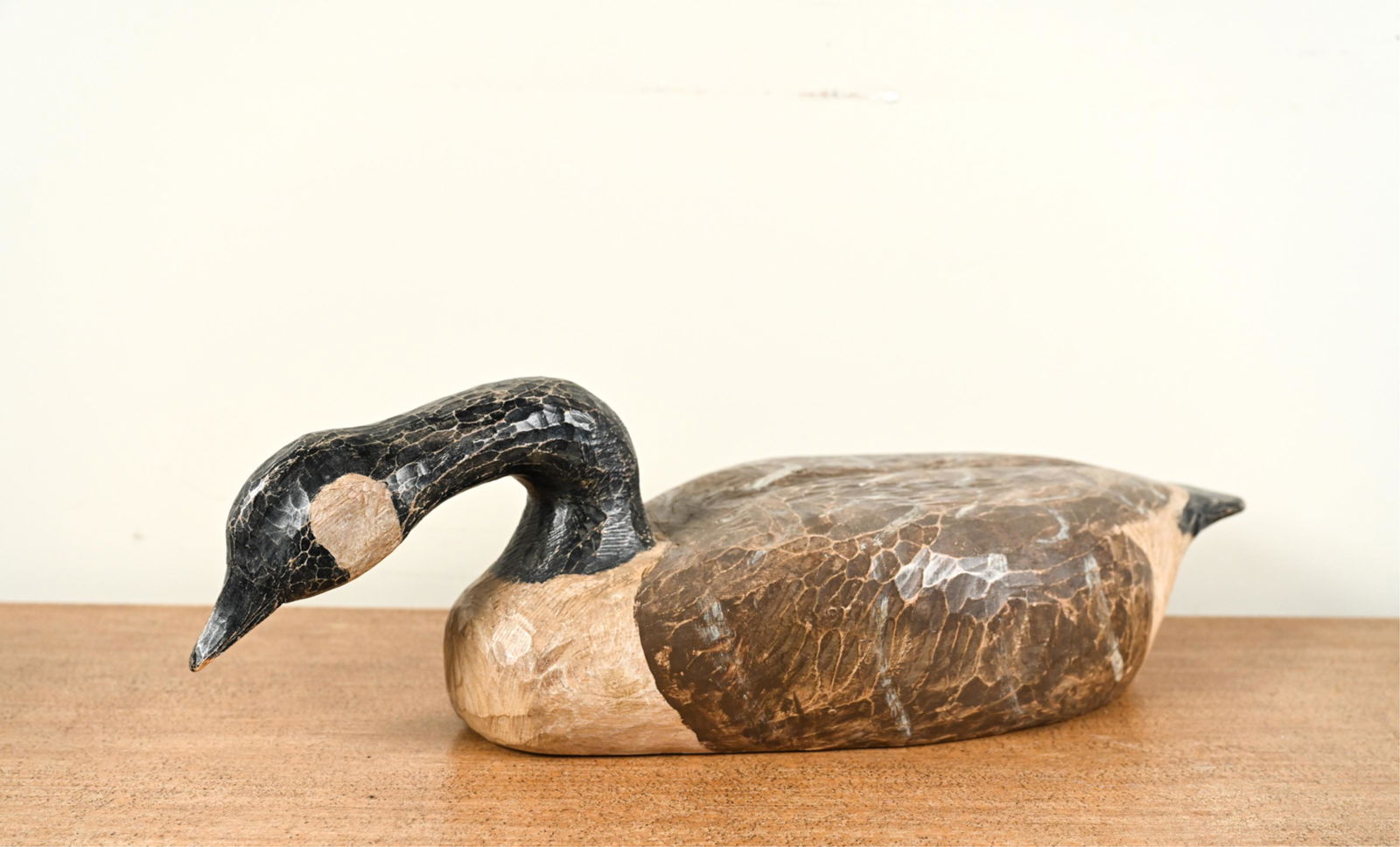 Carved & Painted Wooden Goose