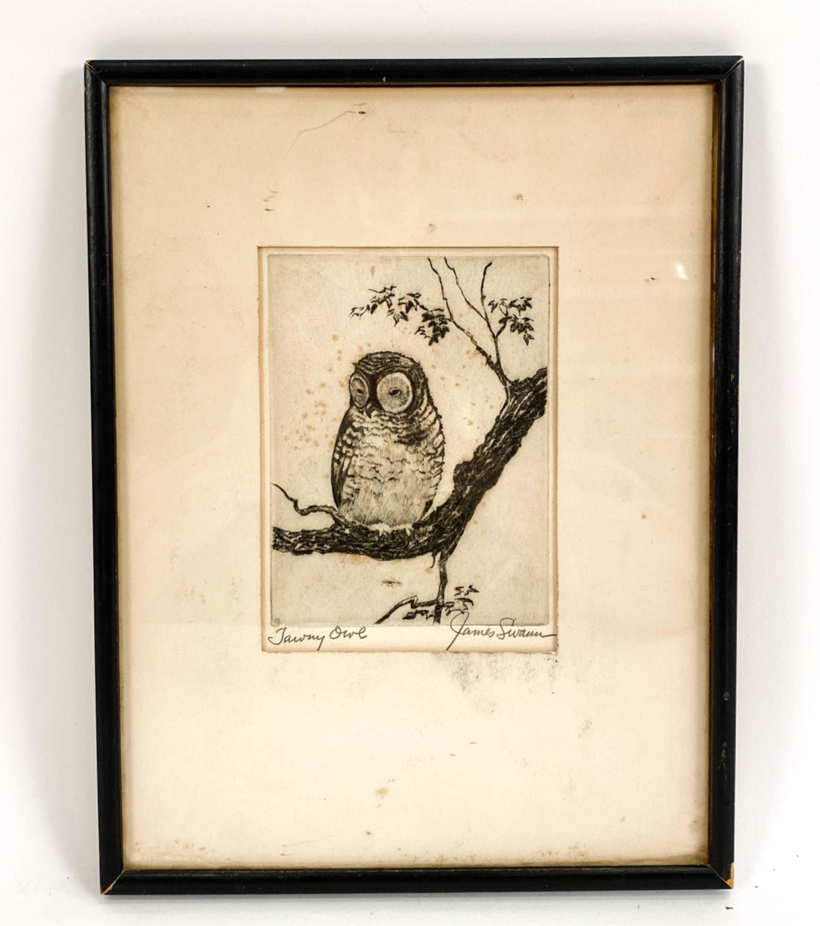 James Swann (1905 1985) Etching