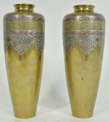66: C. 1910 ALFRED SALZMANN SILVER ON BRONZE VASES - Sep 24, 2011 ...