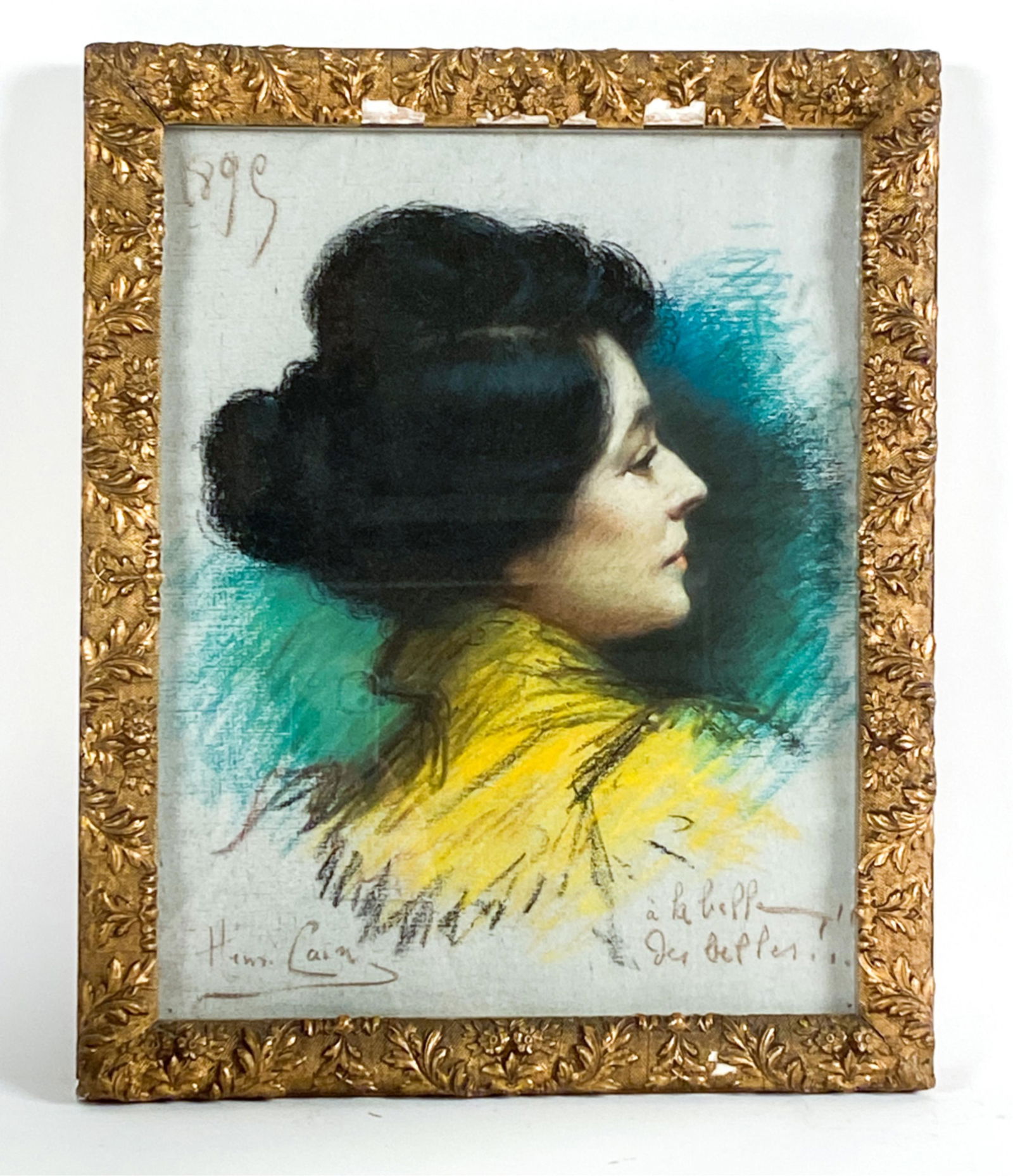 HENRI CAIN, FRENCH (1859-1930) PASTEL PORTRAIT - Oct 18, 2022 ...