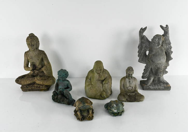 OUTDOOR CAST COMPOSITE SCULPTURE GROUPING (#0354) on Jan 10, 2023 ...