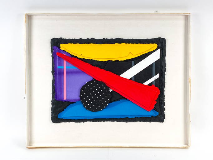 NEIL LOEB (B. 1950) MIXED MEDIA PAPER CONSTRUCTION (#0230) on Jan 12 ...