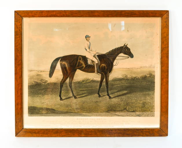 “robert The Devil" Horse Engraving 1880