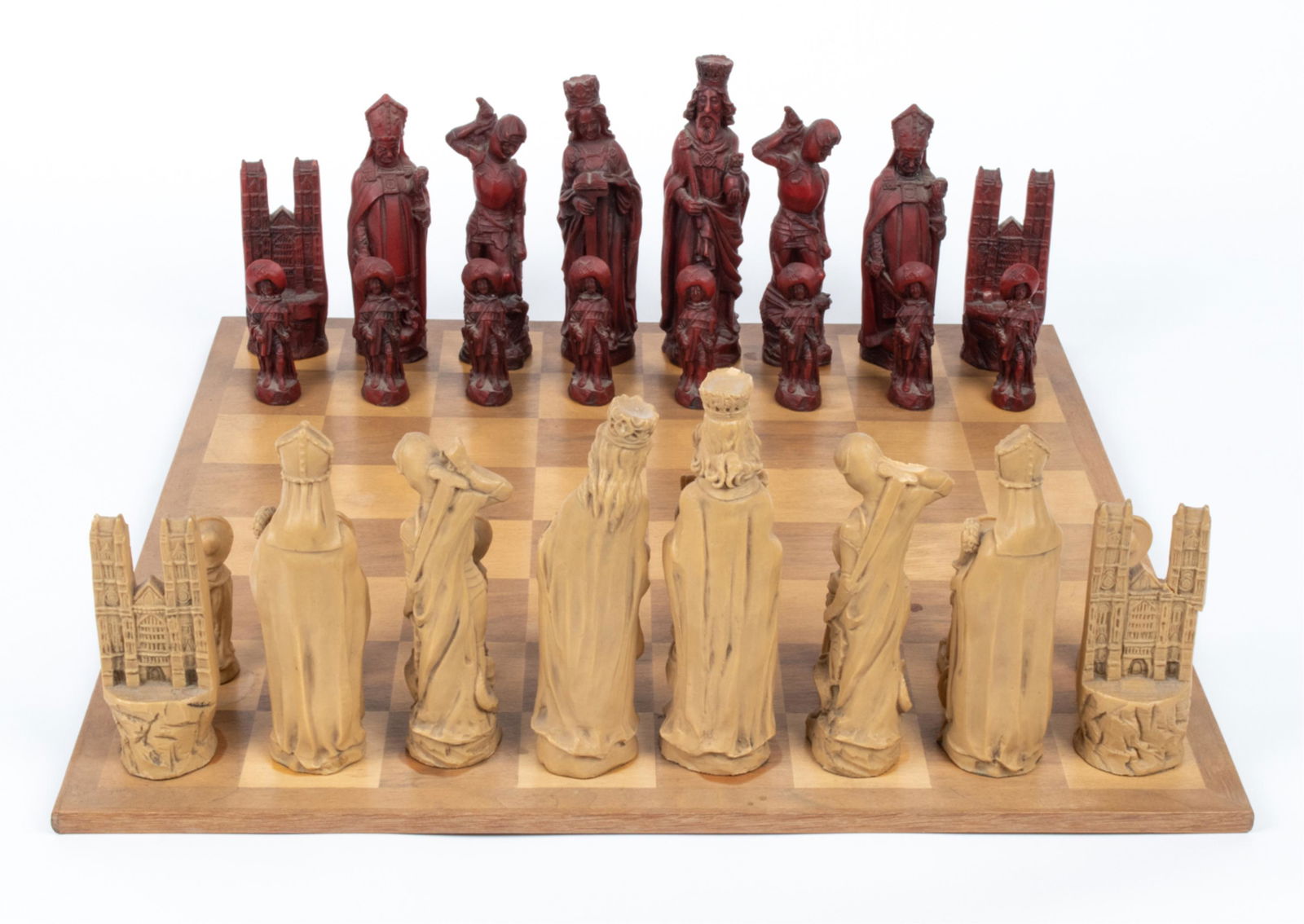 RESIN MEDIEVAL-STYLE CHESS SET - Mar 09, 2023 | Westport Auction in CT