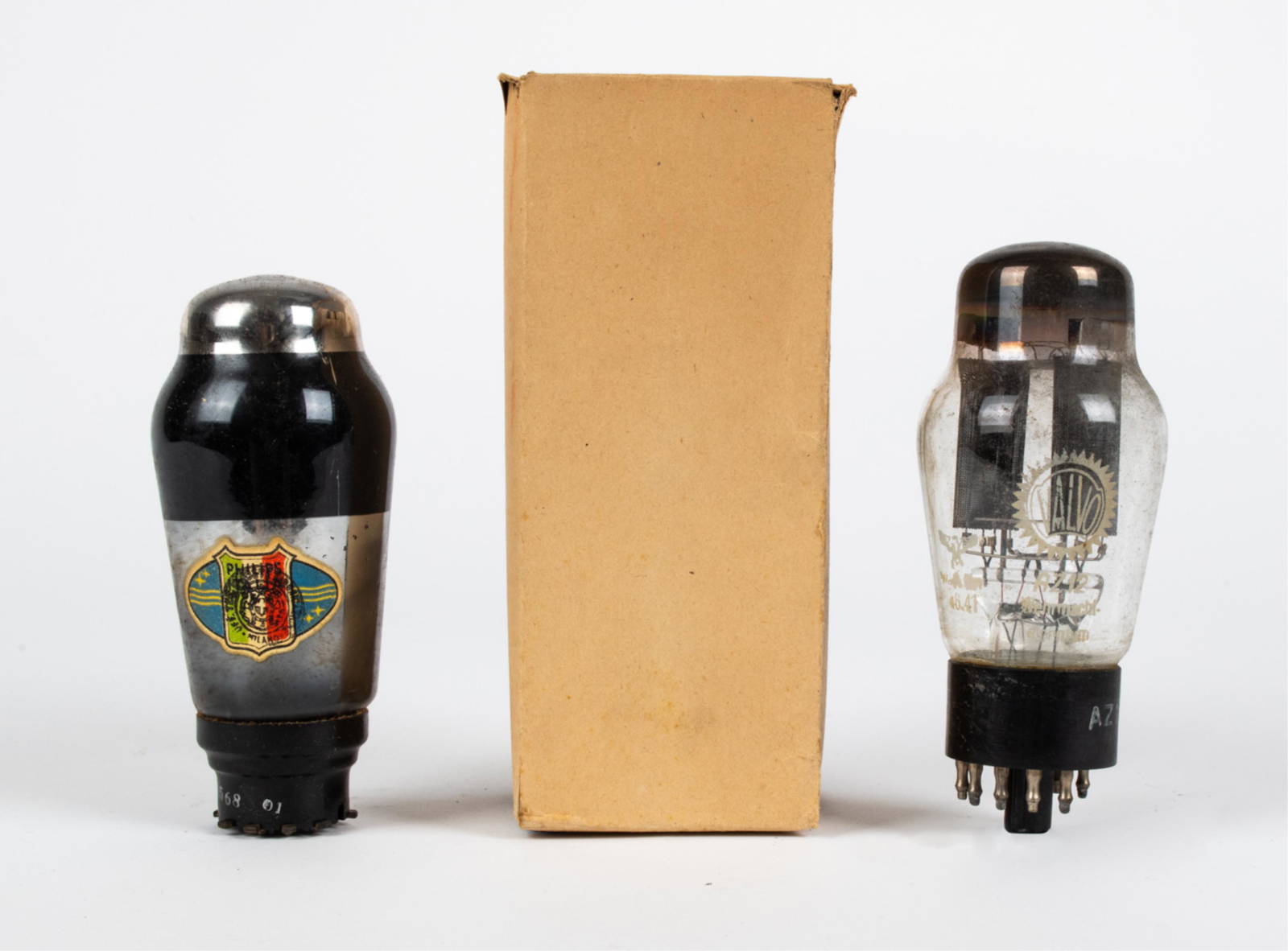 Valvo Az12 & Philips Al4 Vacuum Tubes Auction