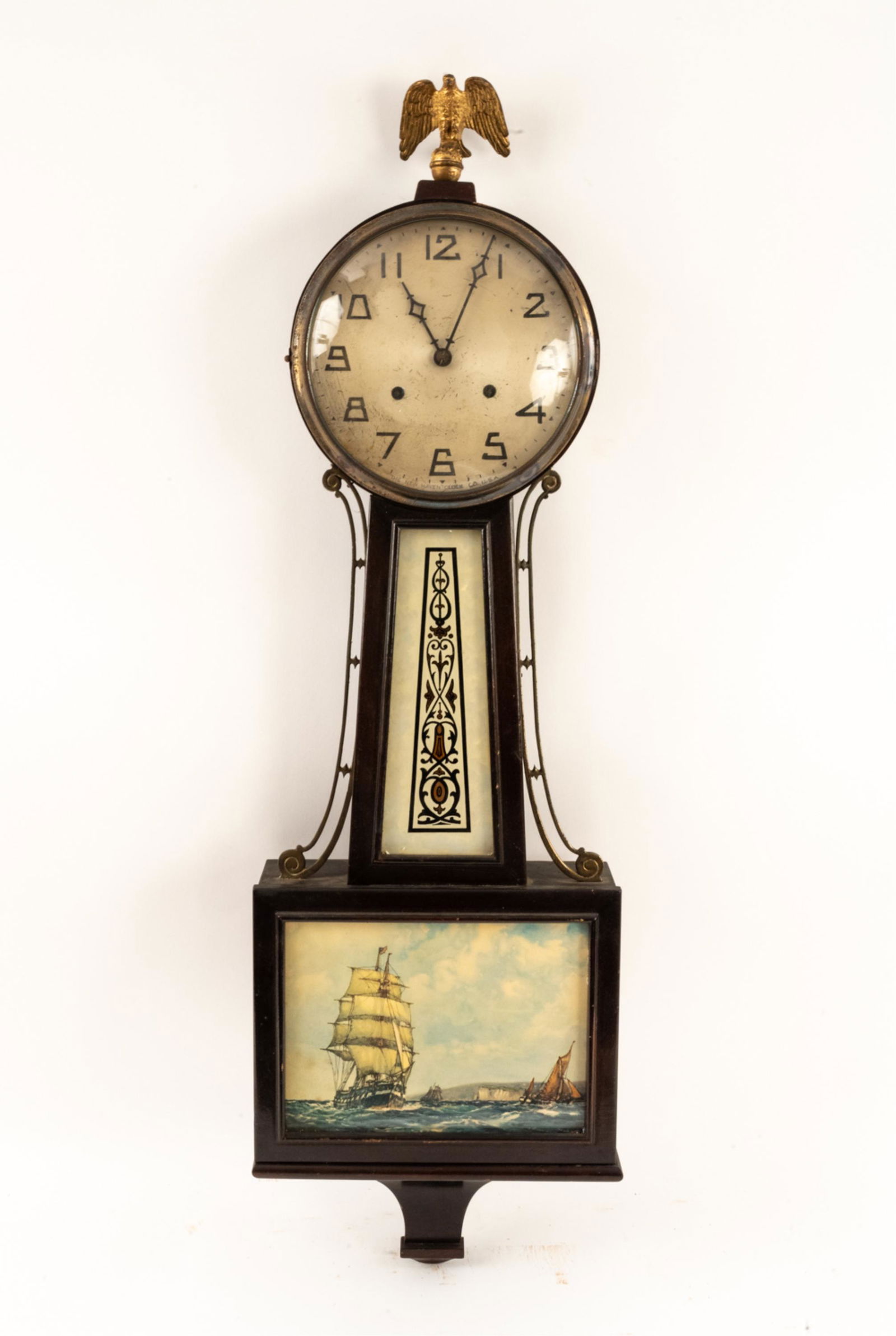 19th C. New Haven Scenic Banjo Clock - Apr 25, 2023 | Westport Auction ...