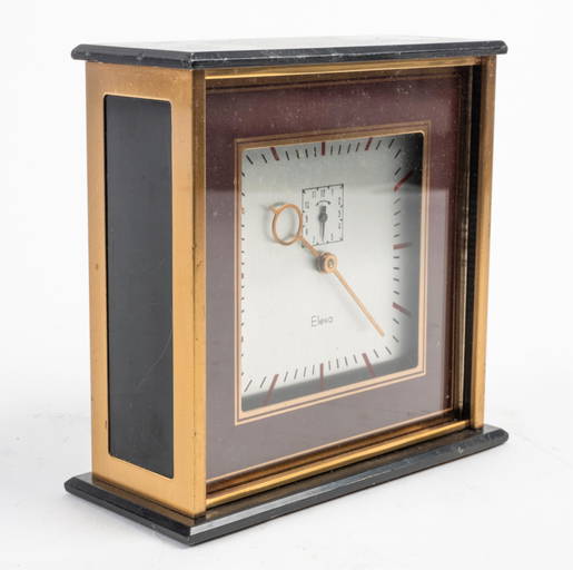 Vintage Elexa Art Deco Bakelite Desk Alarm Clock