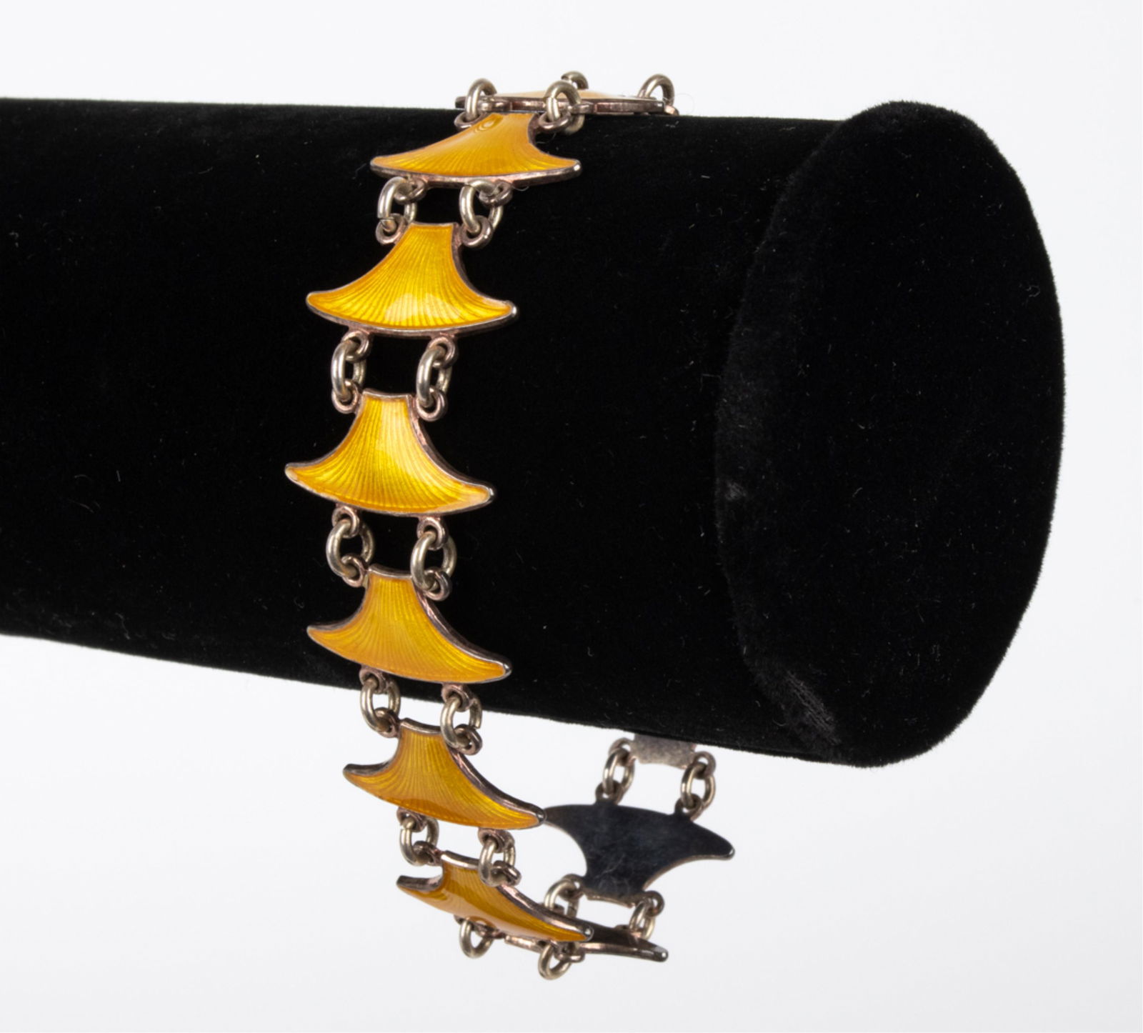 Volmer Bahner Danish Sterling & Enamel Bracelet