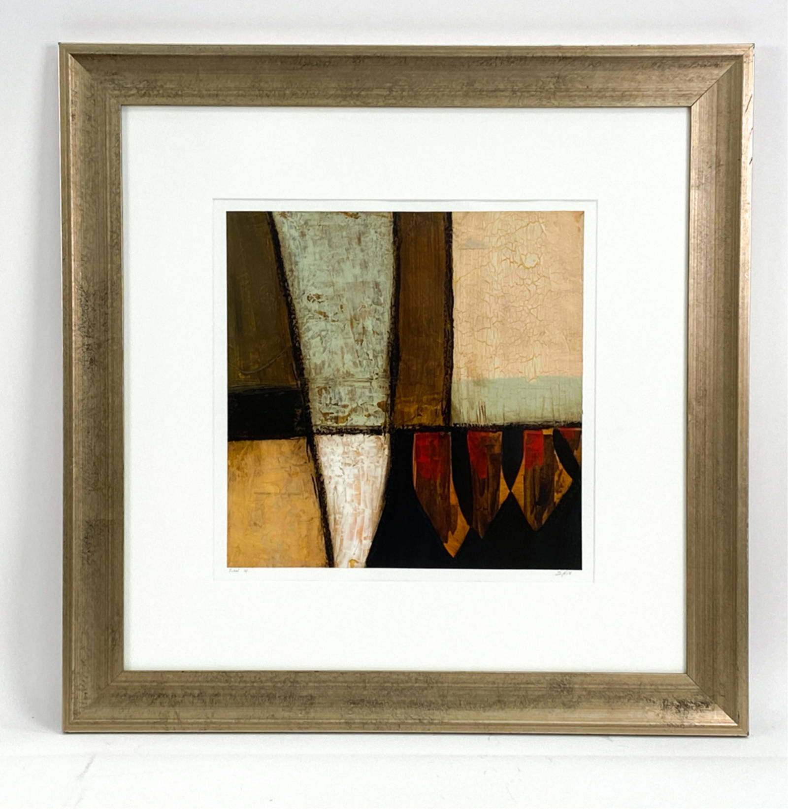 Scott Hile Abstract Acrylic On Paper Auction