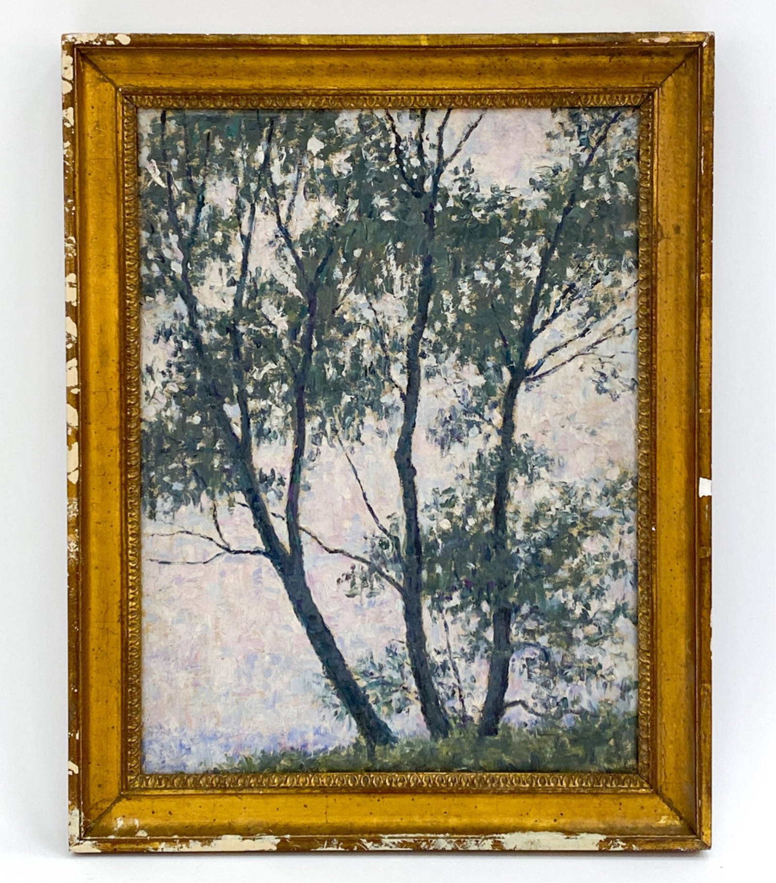 Impressionist Study Of Trees Auction