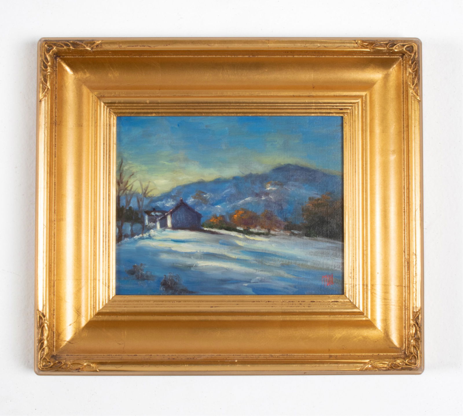 Christopher Mccall (20th C.) O/c, Winter Landscape