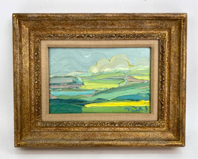 Roger Muhl, French (1929 2008) O/c Landscape