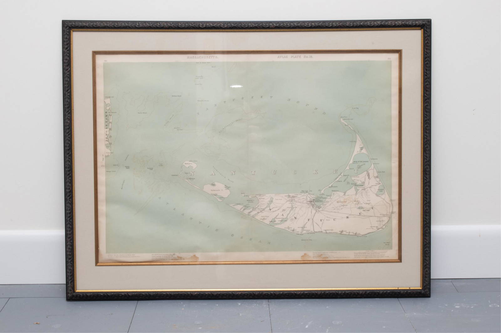 Geo. H. Walker & Co. Map Of Nantucket Auction