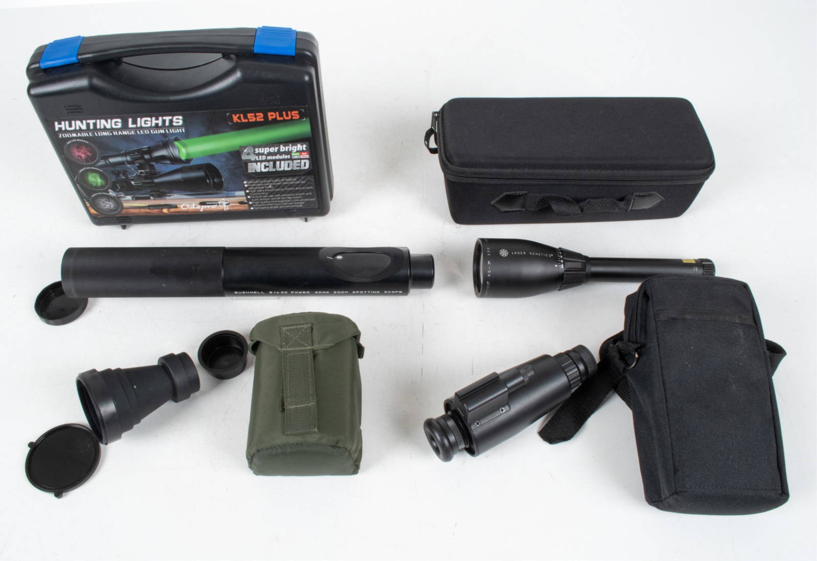 Grouping Of Hunting Lights & Scopes Auction