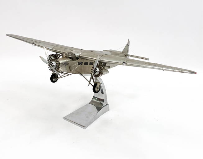 Contemporary Ford Trimotor Tin Model Plane
