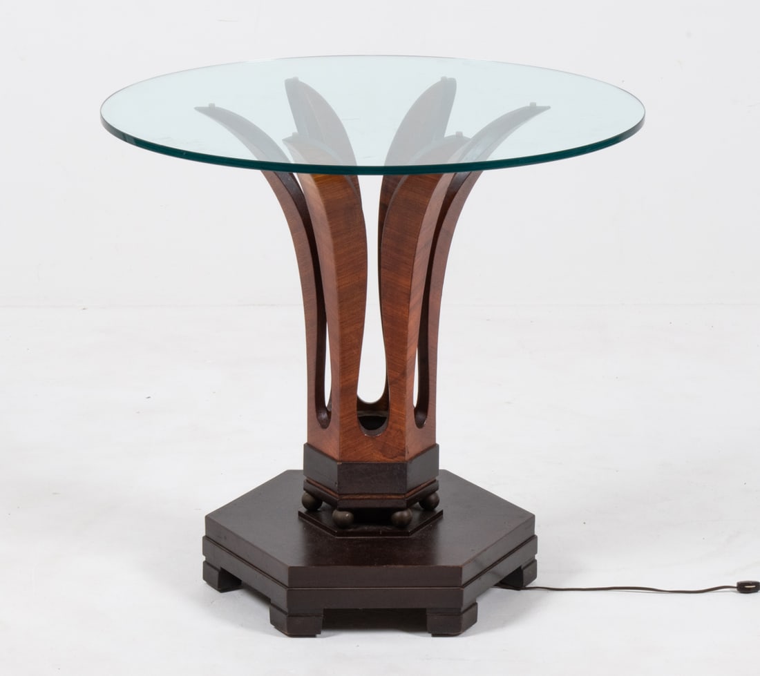 Edward Wormley Dunbar Illuminated Center Table Auction