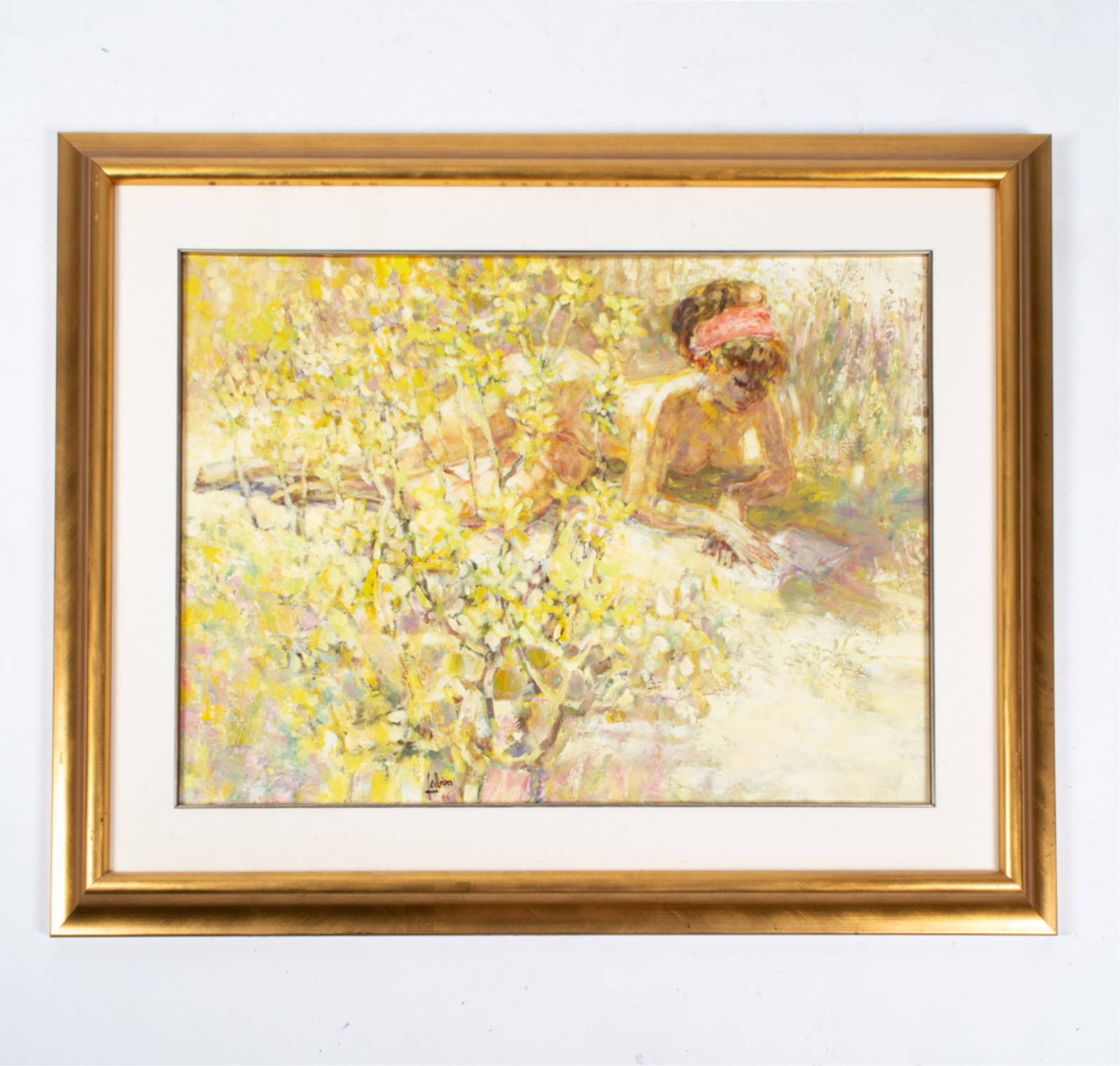 Louis Fabien, French (1924-2016) Large Nude O/c Auction