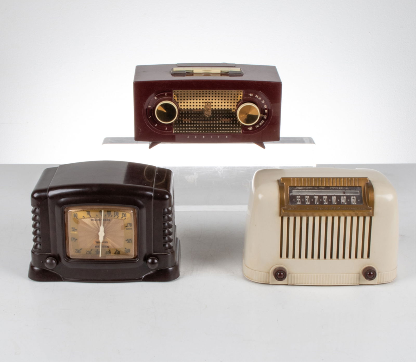 (3) Golden Age 5-tube Radios Incl. Zenith, Bendix Auction