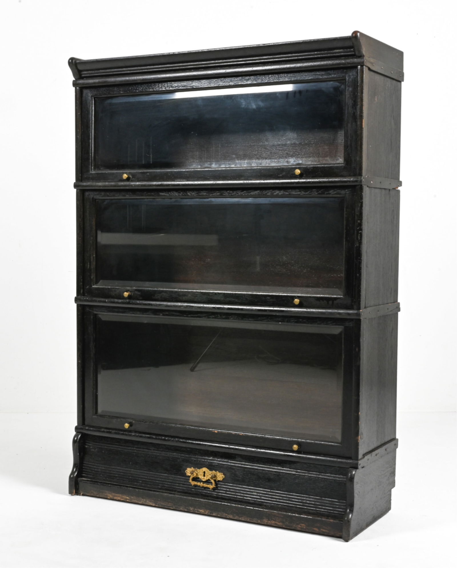 Globe Wernicke Macey Antique Barrister Bookcase Early