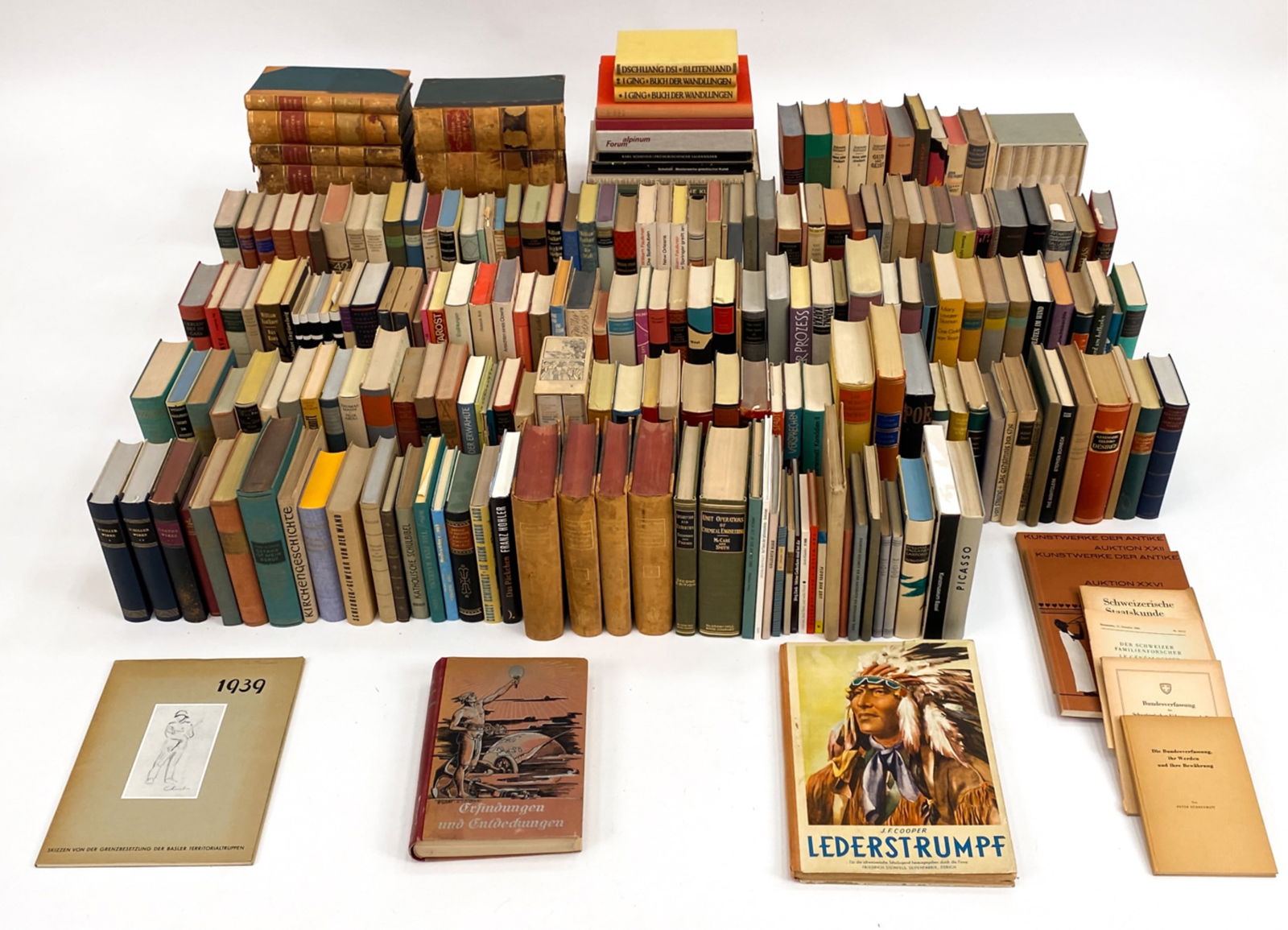 Large Antique & Vintage German Book Collection