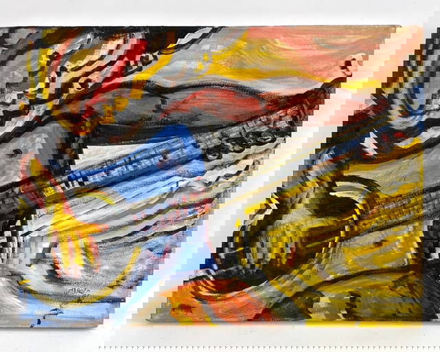 Jabolo, New York (20th C.) Acrylic On Canvas