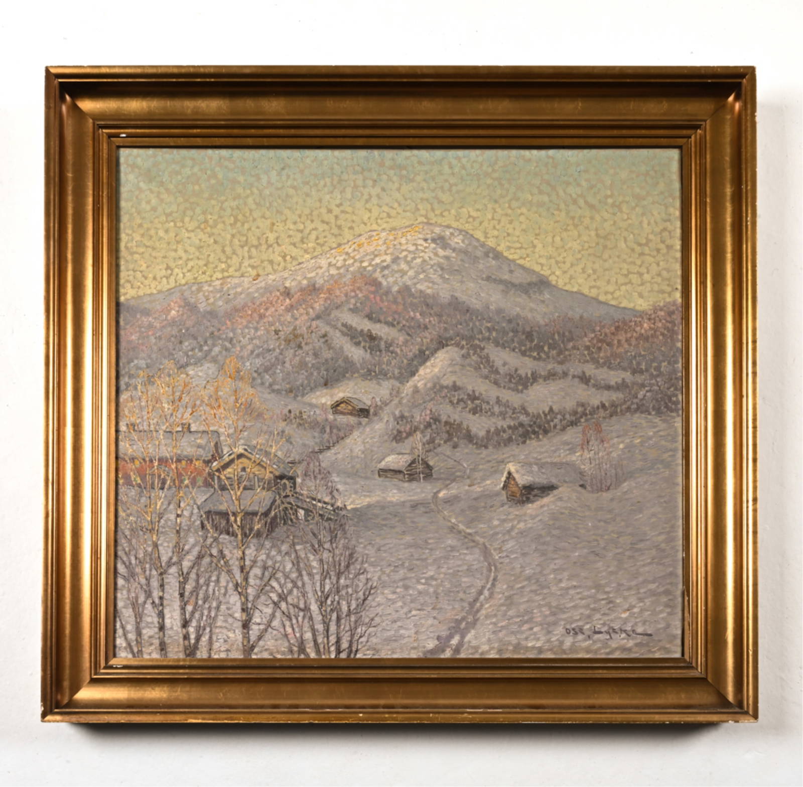 Oscar Lycke, Swedish (1877-1927) O/c Landscape Auction