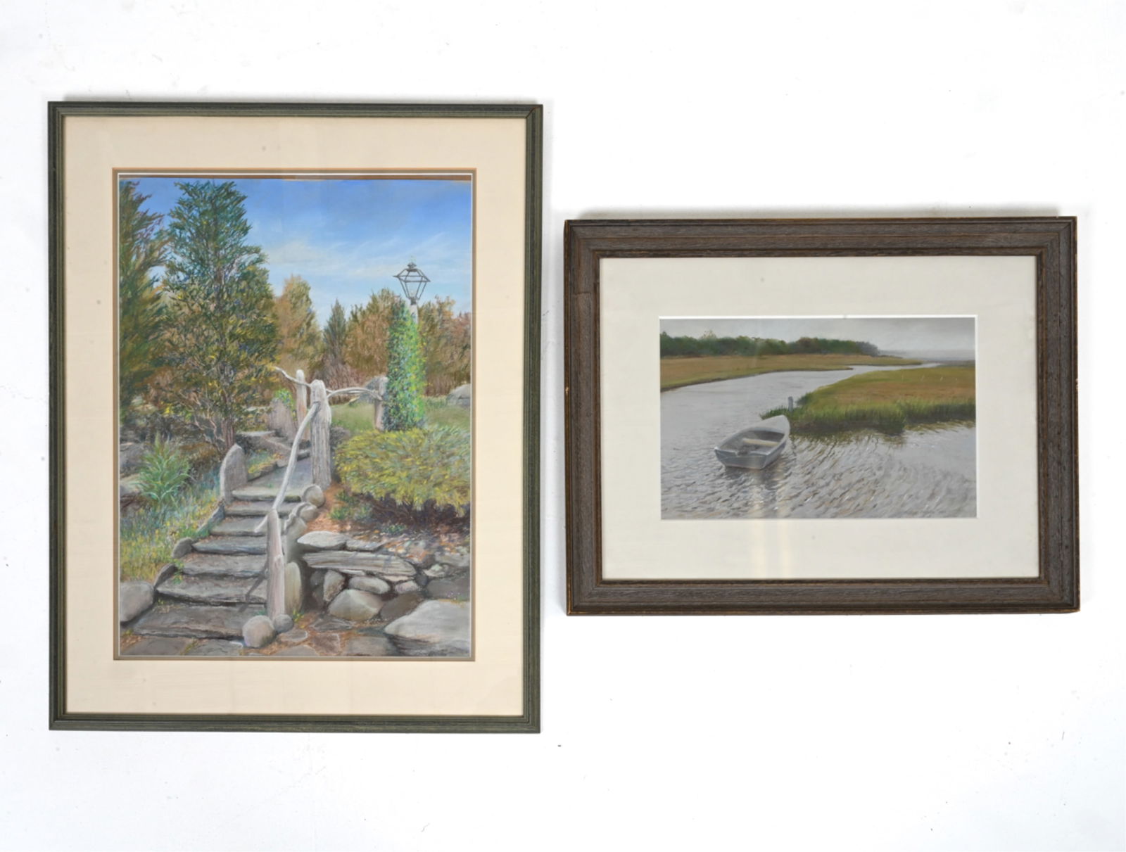(2) Evelyn Rhodes Original Pastels
