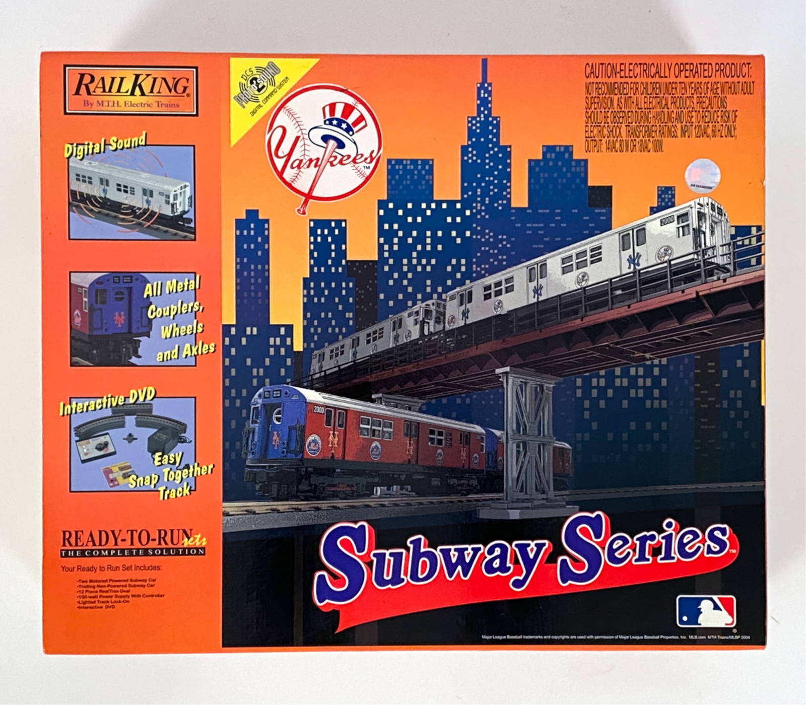 Railking Mlb Subway Series Train Set In Box Auction