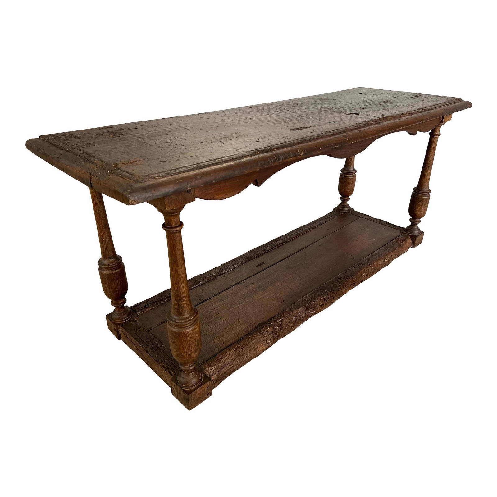 Antique 18th C. French Farmhouse Console Table Auction