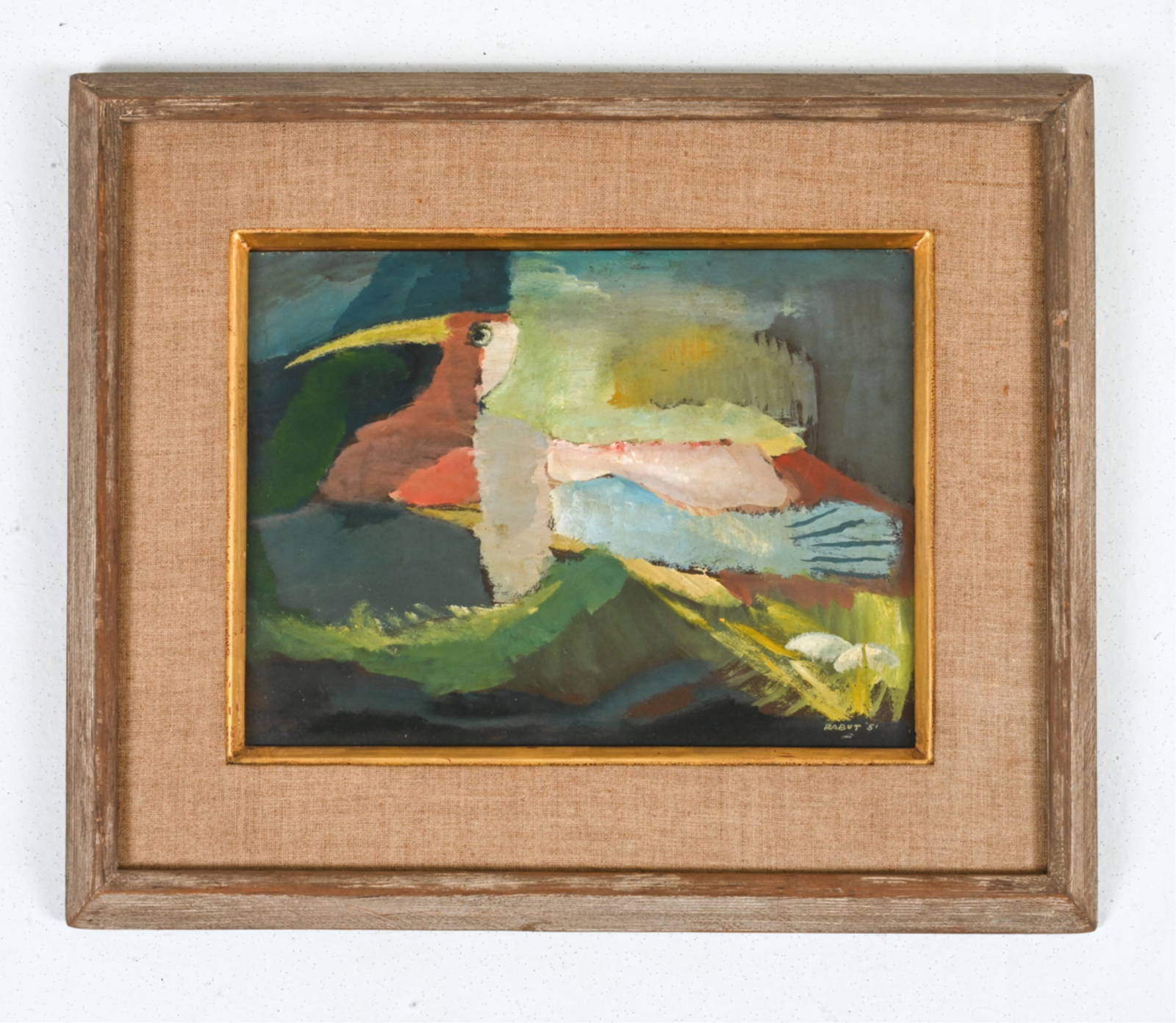 Paul Rabut (1914-1983) Abstract On Board Auction