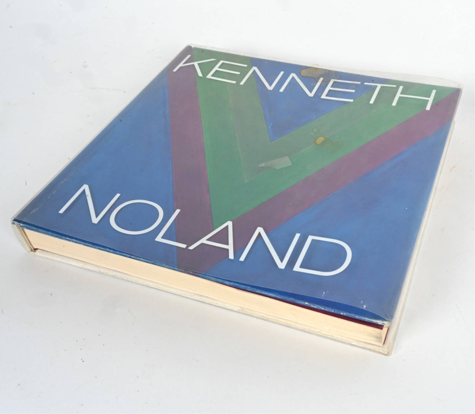 Kenneth Noland Artist Signed Art Book Auction
