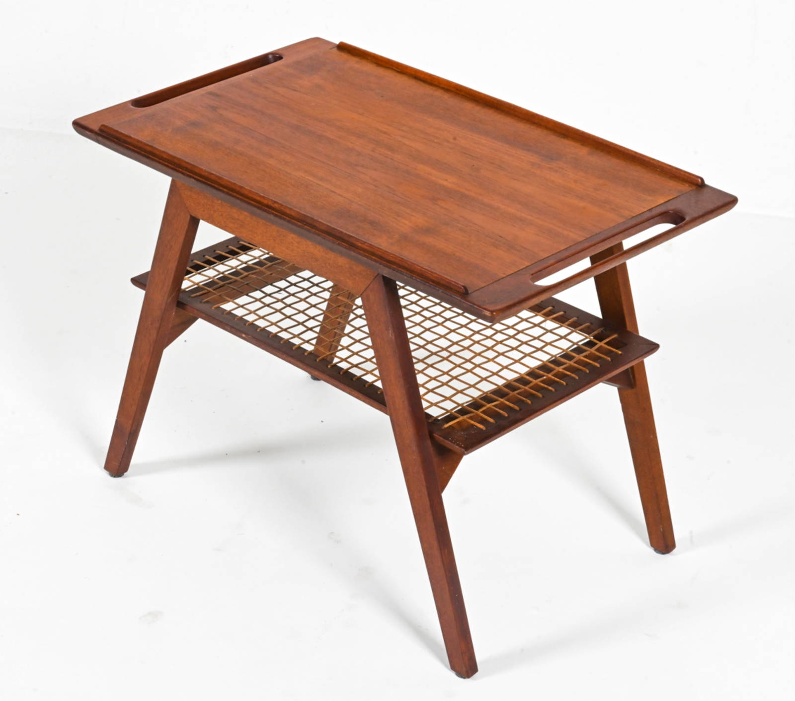 Manner Of Johannes Andersen Teak Serving Table Auction