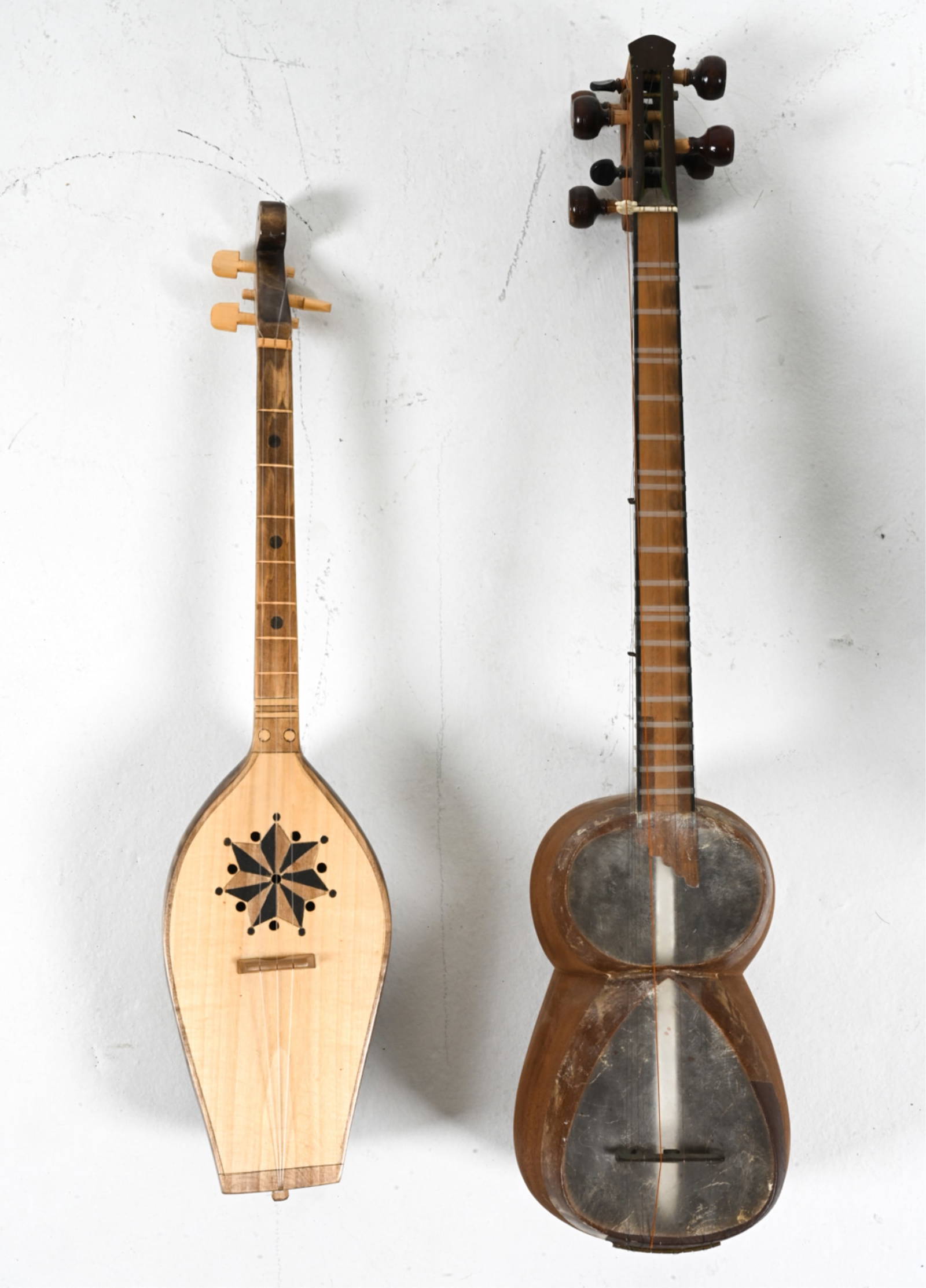 (2) Hand-crafted Folk String Instruments Auction