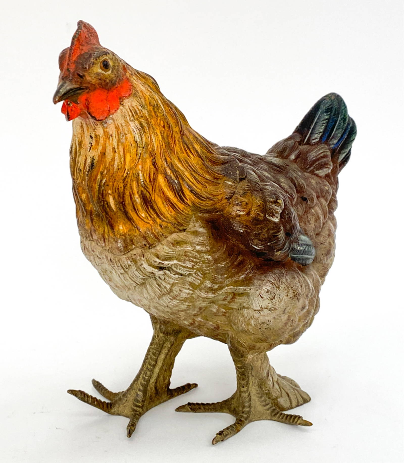 Antique Vienna Bronze Chicken Box Auction
