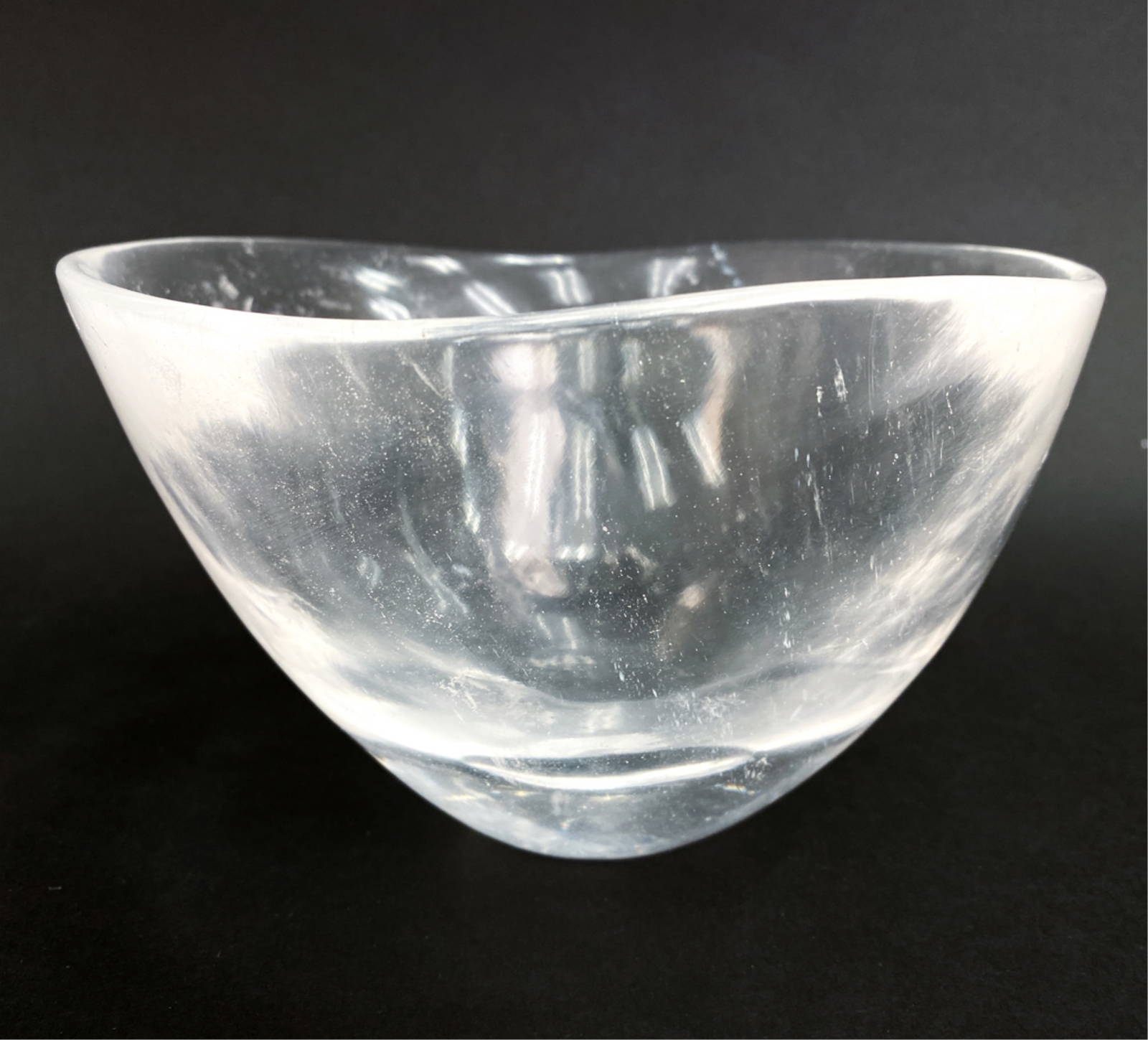 Robert Kuo Asymmetrical Rock Crystal Bowl Auction