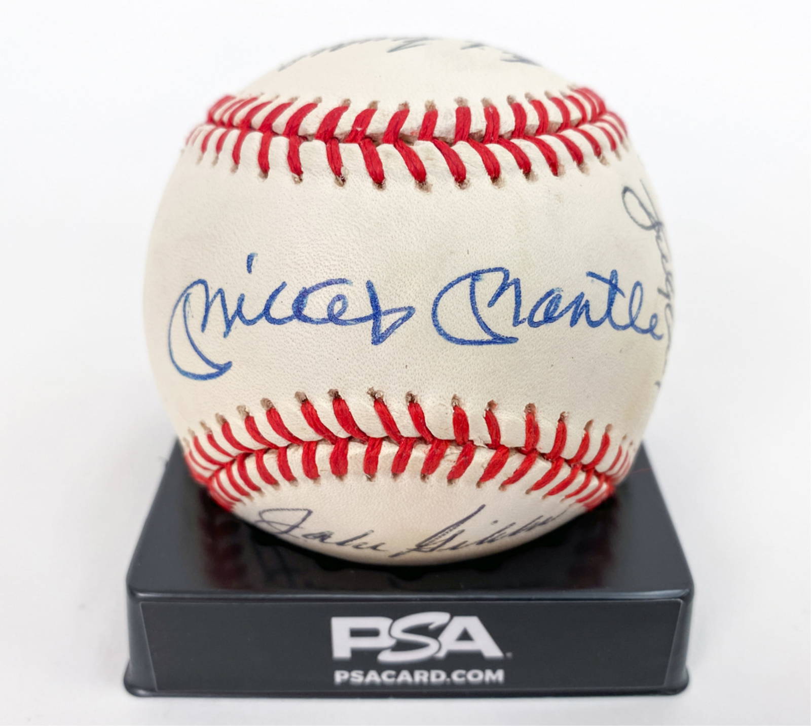 Psa Authentic Mickey Mantle Signed Baseball Auction