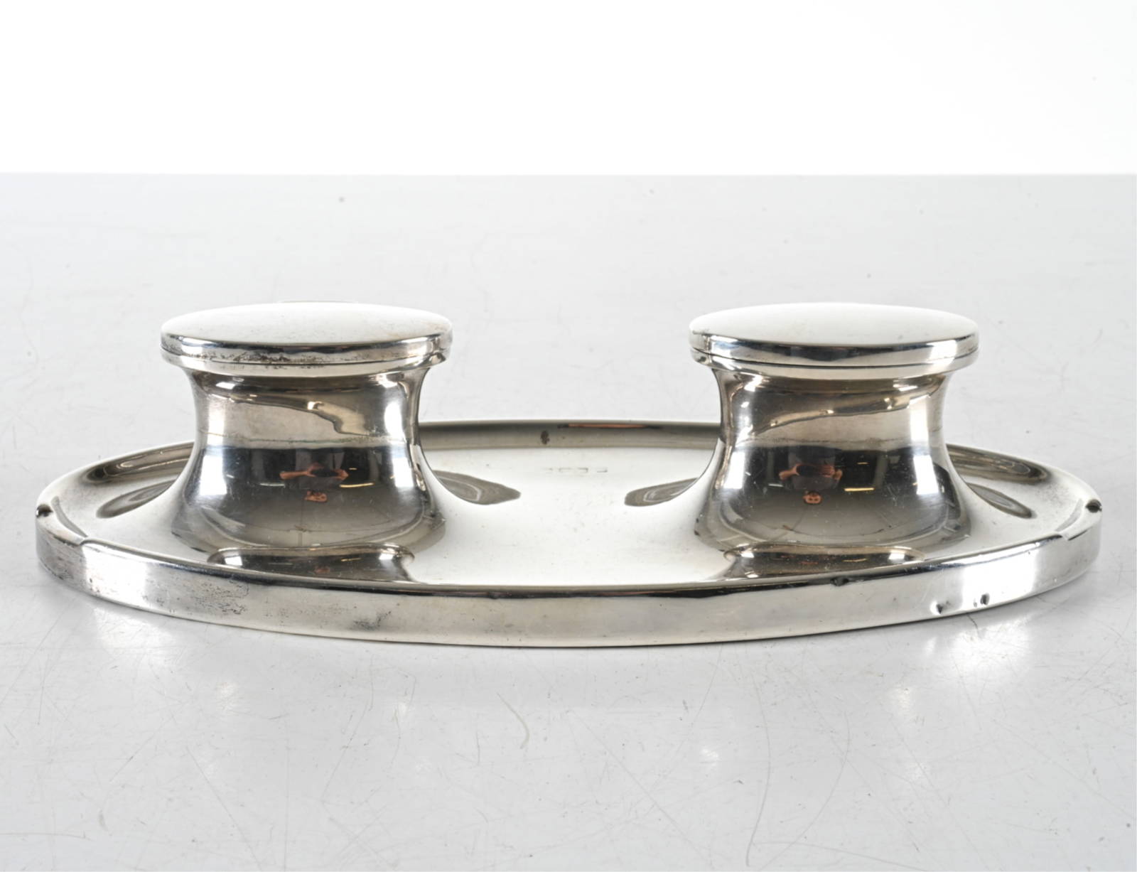English Sterling Silver Double Inkwell, C. 1929 - May 30, 2024 ...