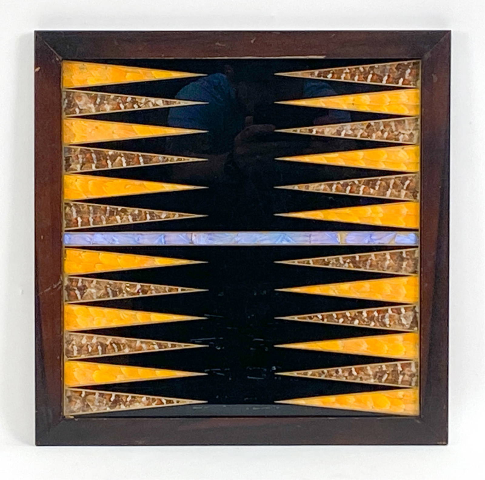 Vintage Backgammon Board Of Butteryfly Wings Auction