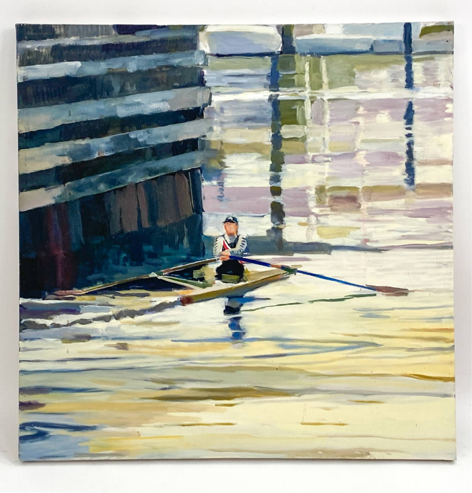 Michael Morris O/c "sculling" Auction