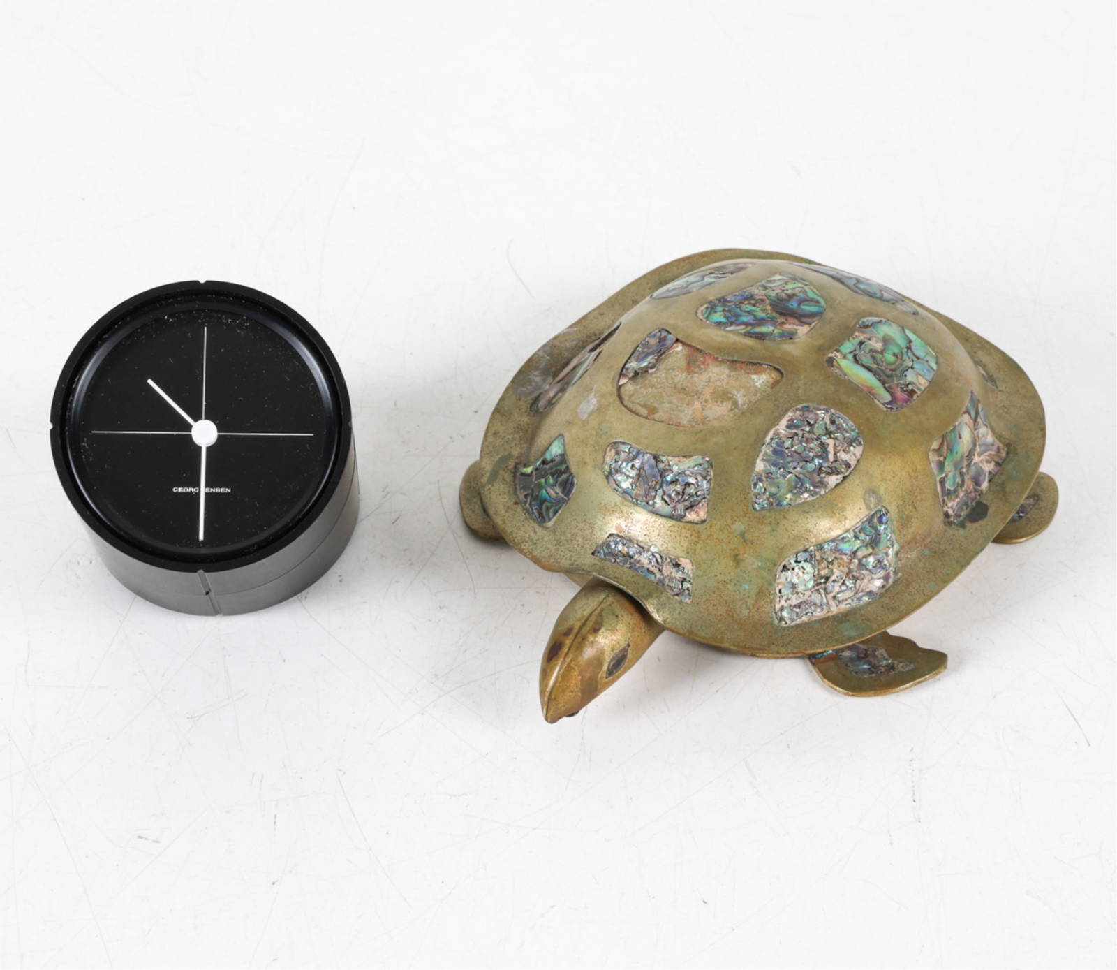 Grouping Including Georg Jensen Clock Auction