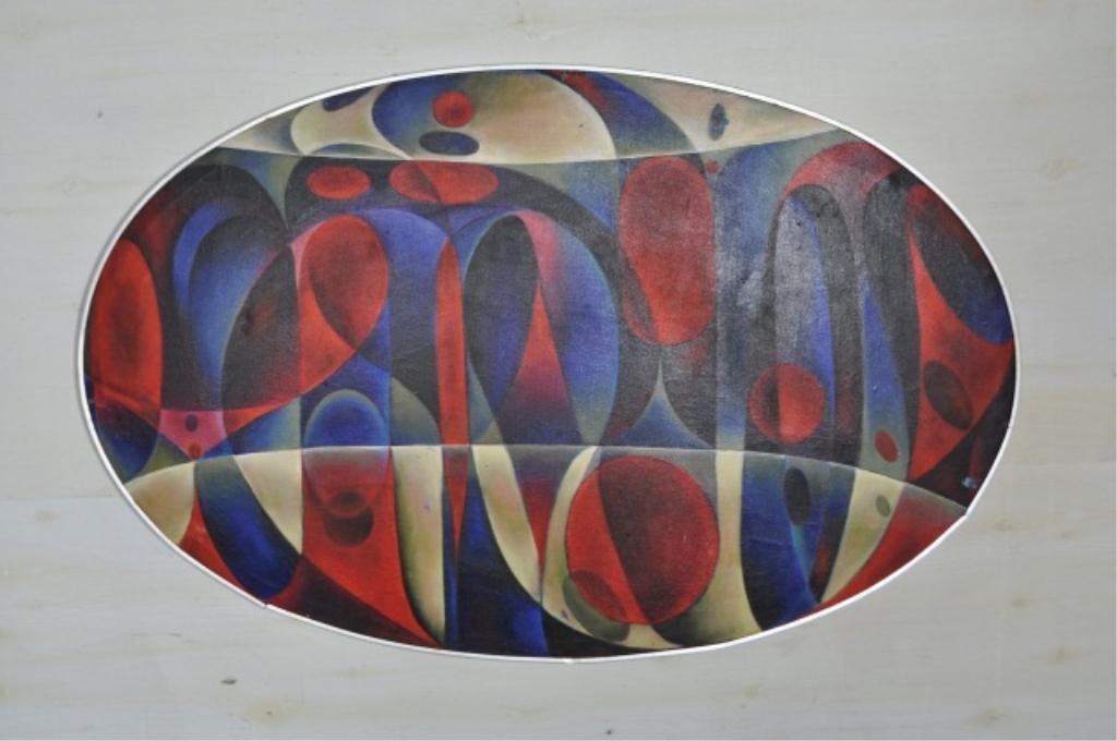 BERTRAM ALPER 1978 O/C ABSTRACT PAINTING