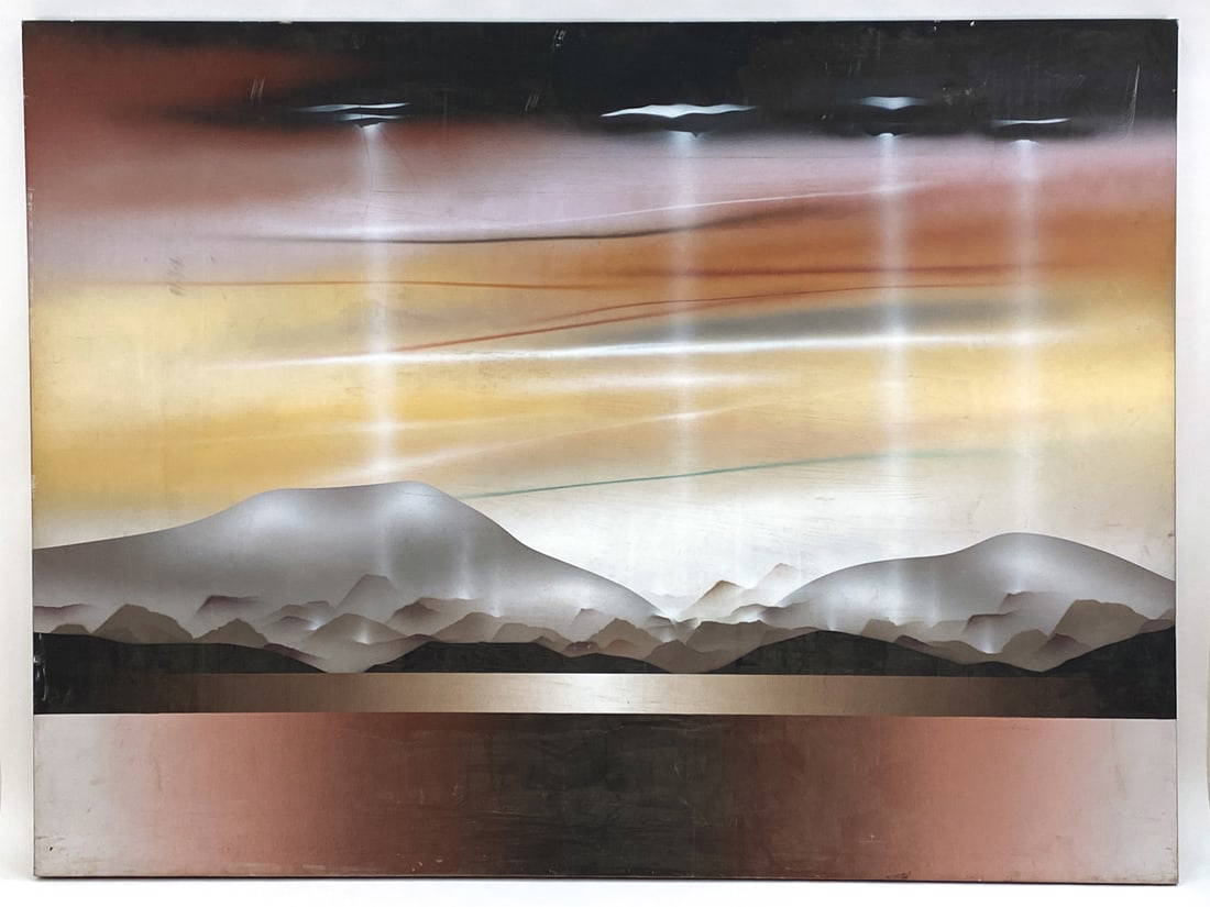 Attr. Elba Alvarez (b.1944) Abstract Painting Auction