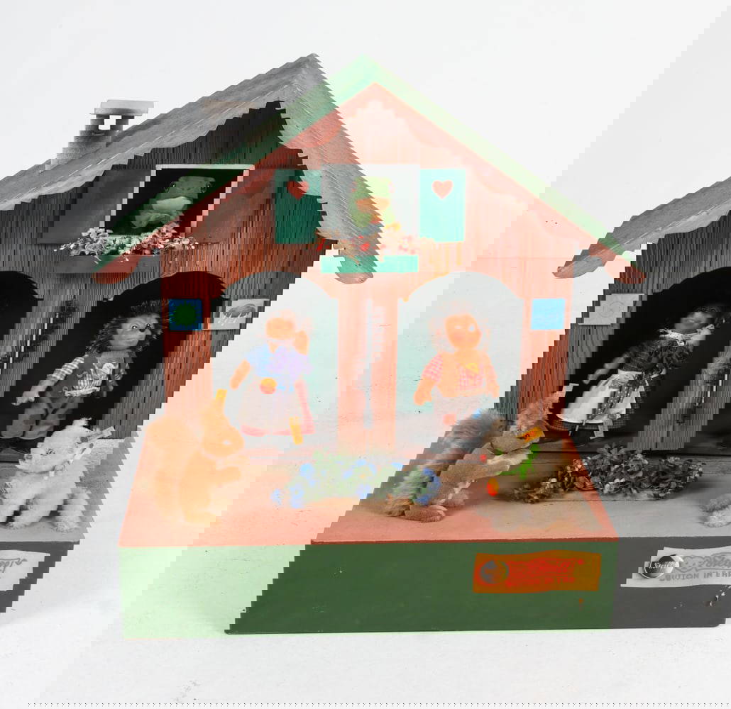 Vintage Steiff German Automaton Window Display Auction