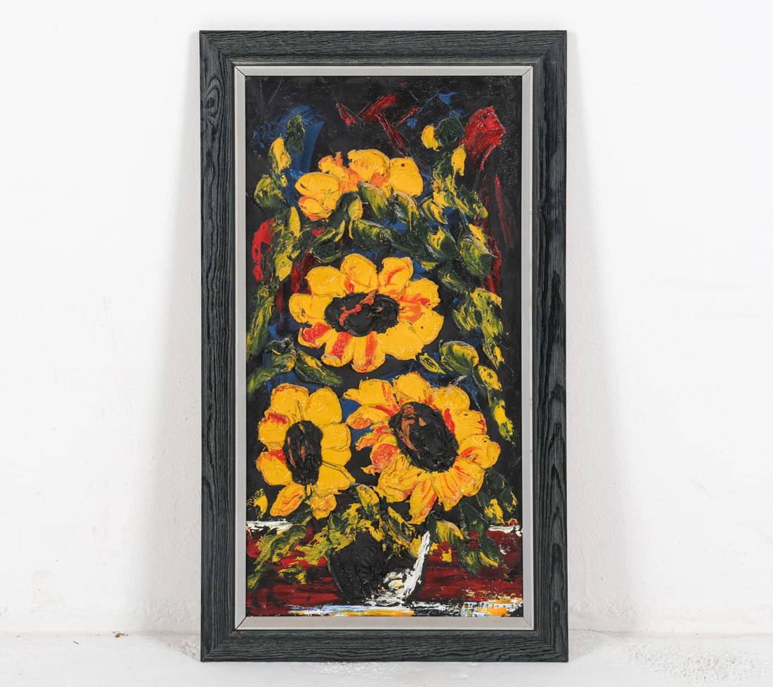 A. Jorgensen (danish B. 1940) O/b Still Life Auction