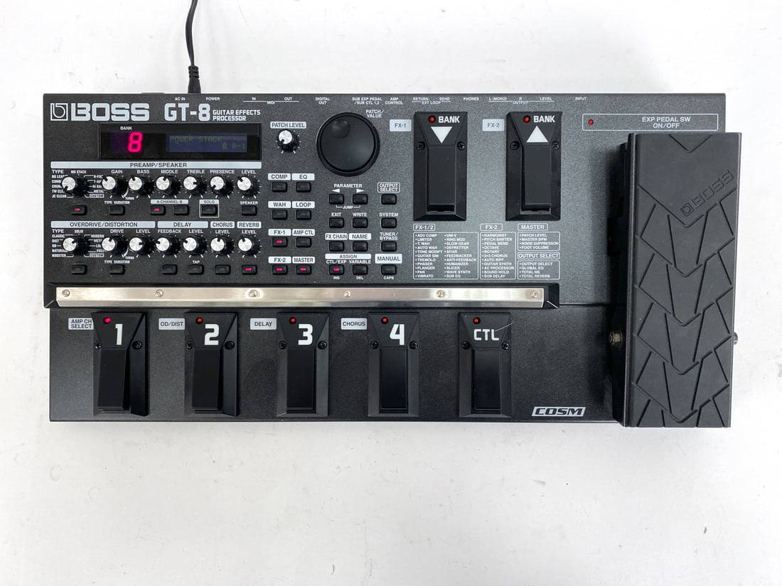 Boss Gt-8 Guitar Effects Processor Auction