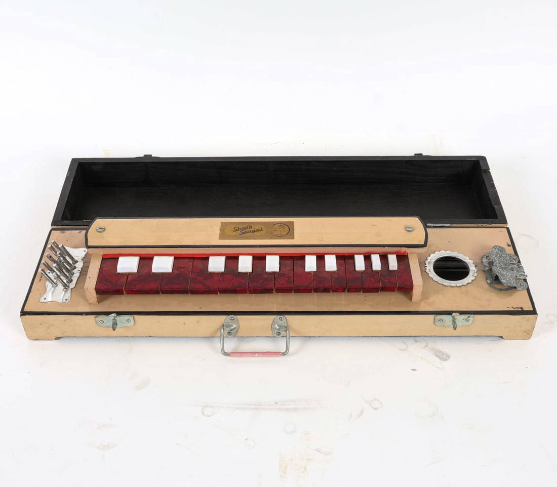 Vintage Indian Bulbul Tarang Drone Instrument Auction