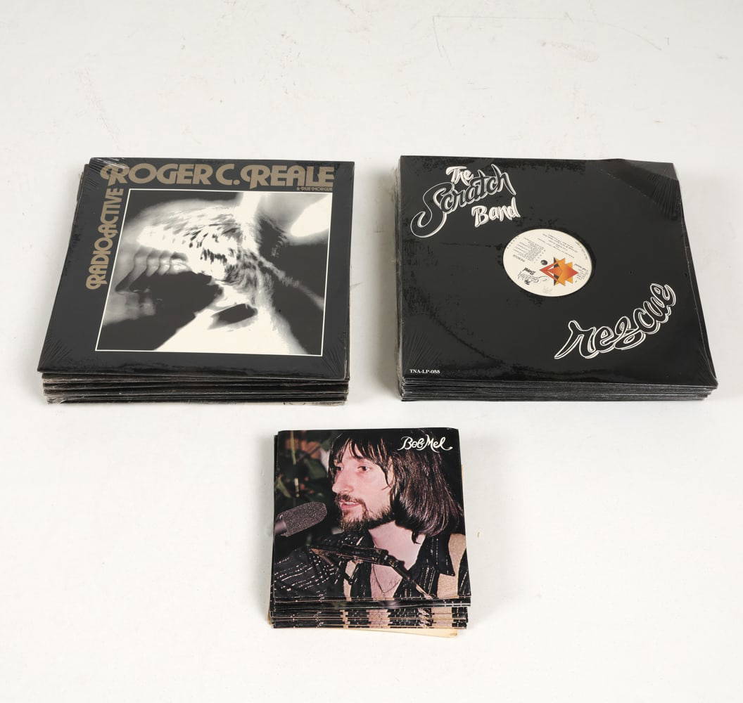 Nos Deadstock Vinyl Records Ct Artists C. 1970s Auction