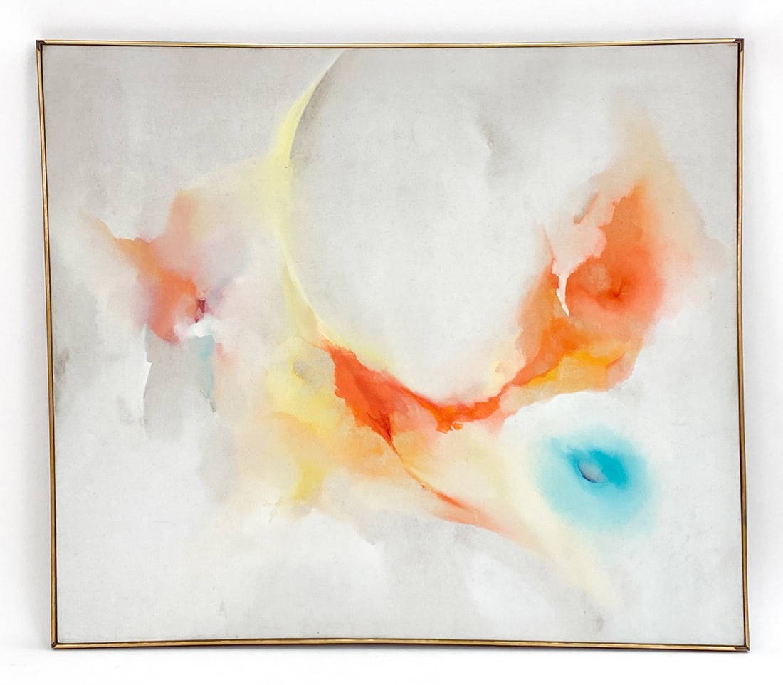 David Grant Roth (1923-1995) Abstract Oil Painting Auction