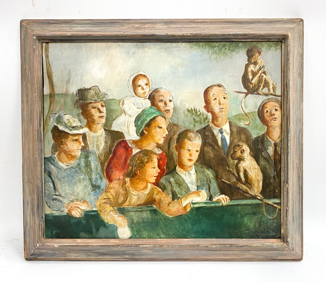 Coulton Waugh (american, 1896-1973) Zoo Scene O/c - Jun 20, 2025 ...