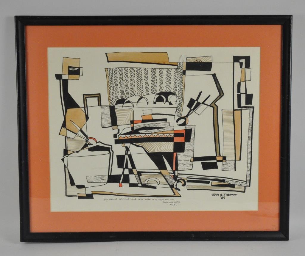 VERA B. FREEMAN (20TH CENTURY) PAINTING
